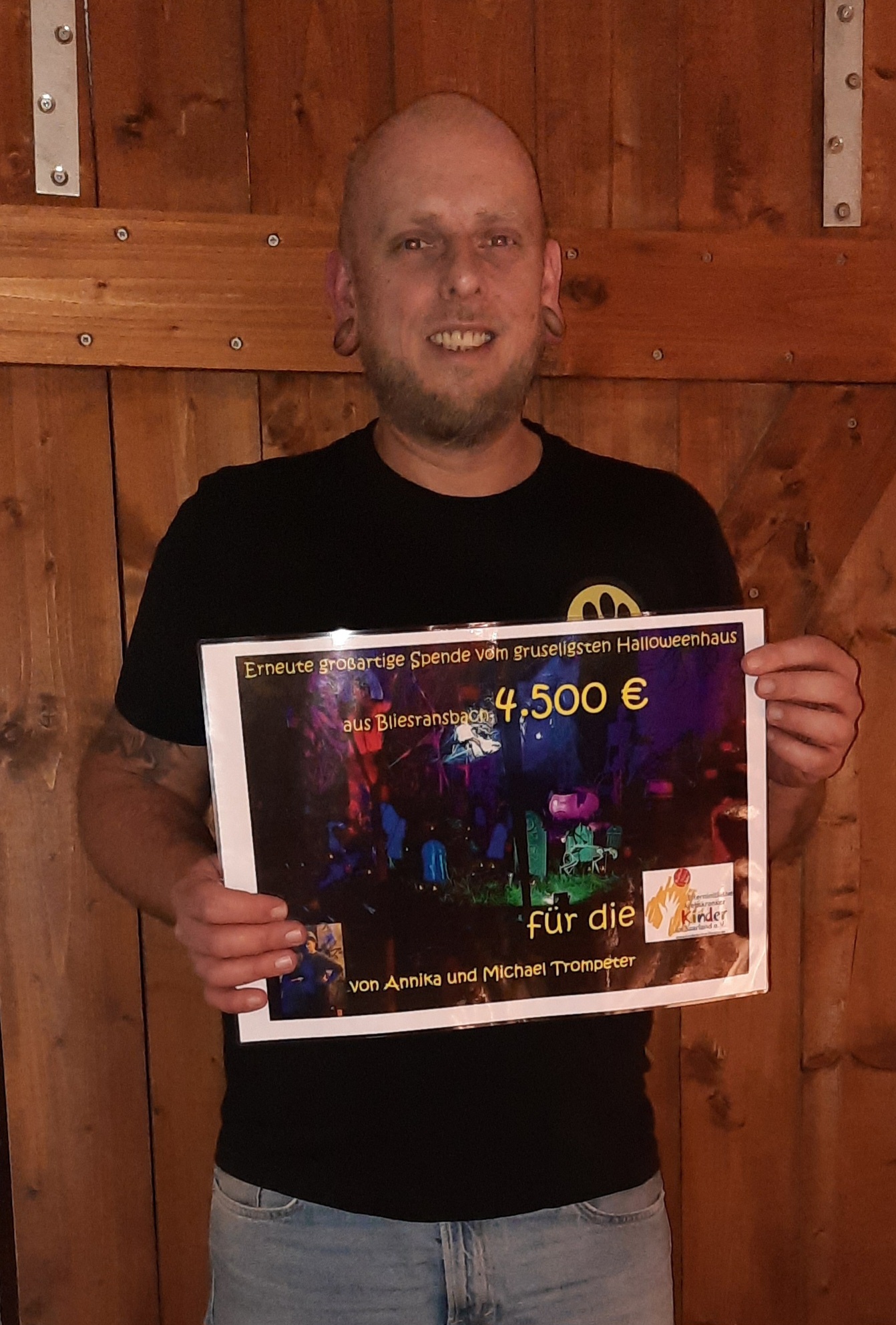 Halloween in Bliesransbach - 4.500 € für die EKKI - Kinderkrebshilfe-Saar